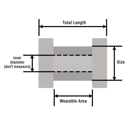 Wearable Length vs. Overall Length in Tunnels and Plugs - Rebel Bod