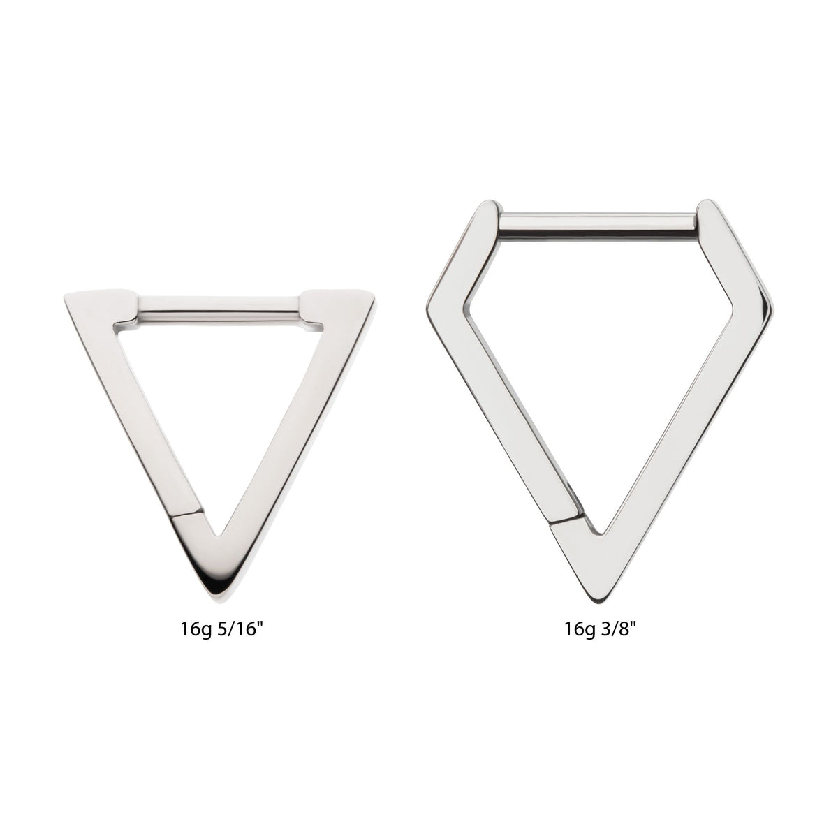 Titanium Triangle Hinged Segment Clicker - Rebel Bod