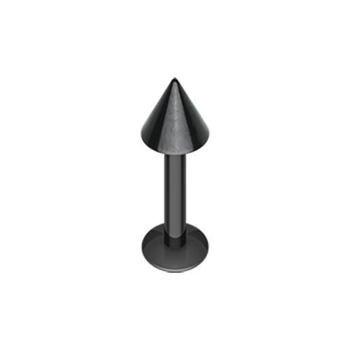 Black PVD Spike Labret - Rebel Bod