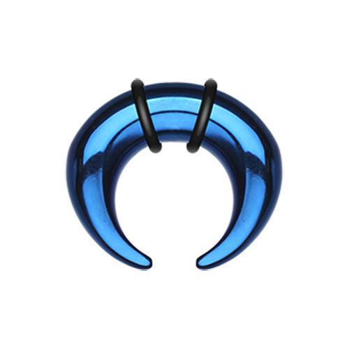 Blue Pincher Ear Gauge Buffalo Taper - 1 Pair - Rebel Bod