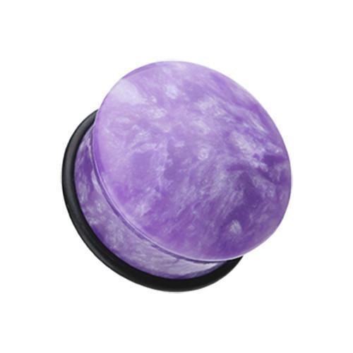 Convex Moondevite Single Flared Ear Gauge Plug - 1 Pair - Rebel Bod