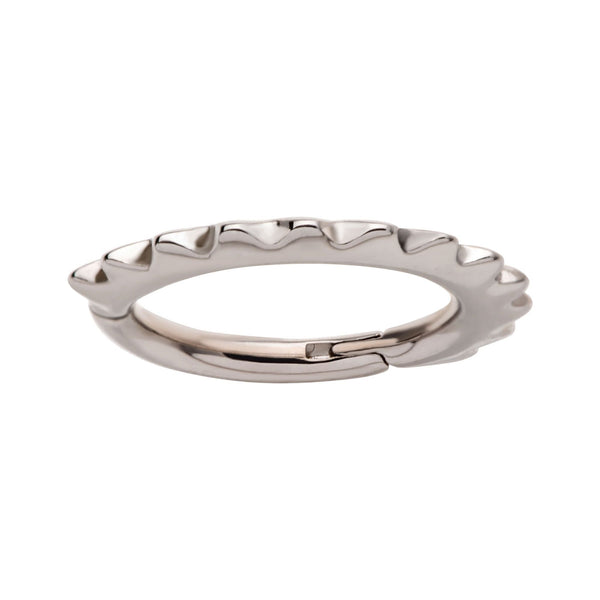 Spike Edge Front Facing Hinged Segment Clicker Short - 1 Piece - Rebel Bod