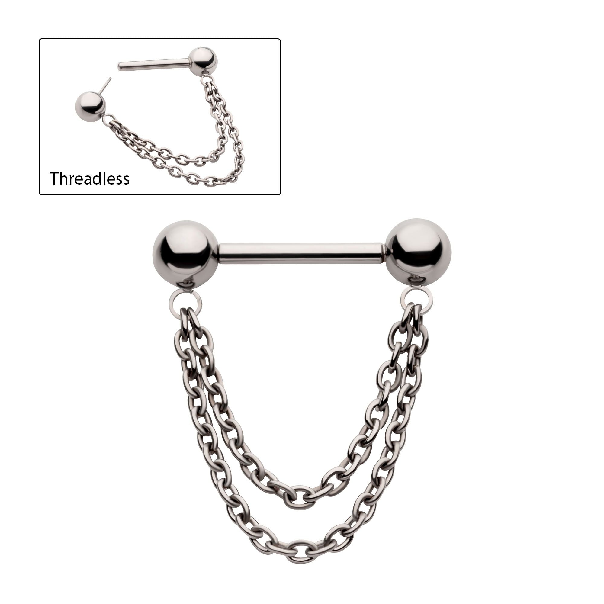 Nipple Barbells | Nipple Bars | Nipple Piercing Bars - Rebel Bod