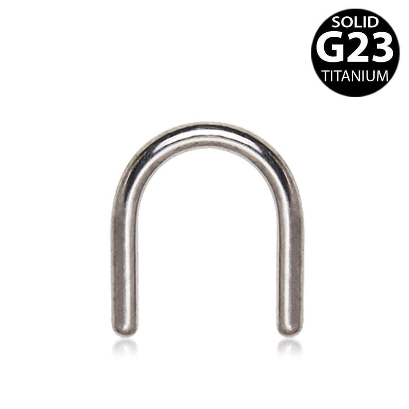 Titanium Septum Retainer Septum Staple - Rebel Bod